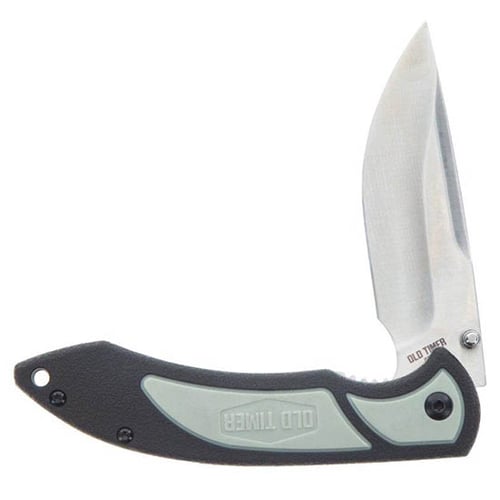 Old Timer Trail Boss Drop Point Folder 3 1/2 Blade Black