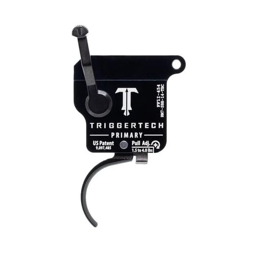 Triggertech Rem Model 7 Primary Single Stage Trigger 1.5-4 lbs Curved Black